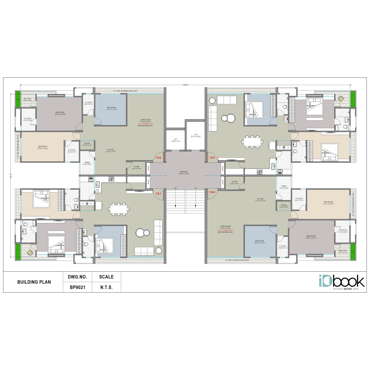 A Macro Spaced Apartment Planning